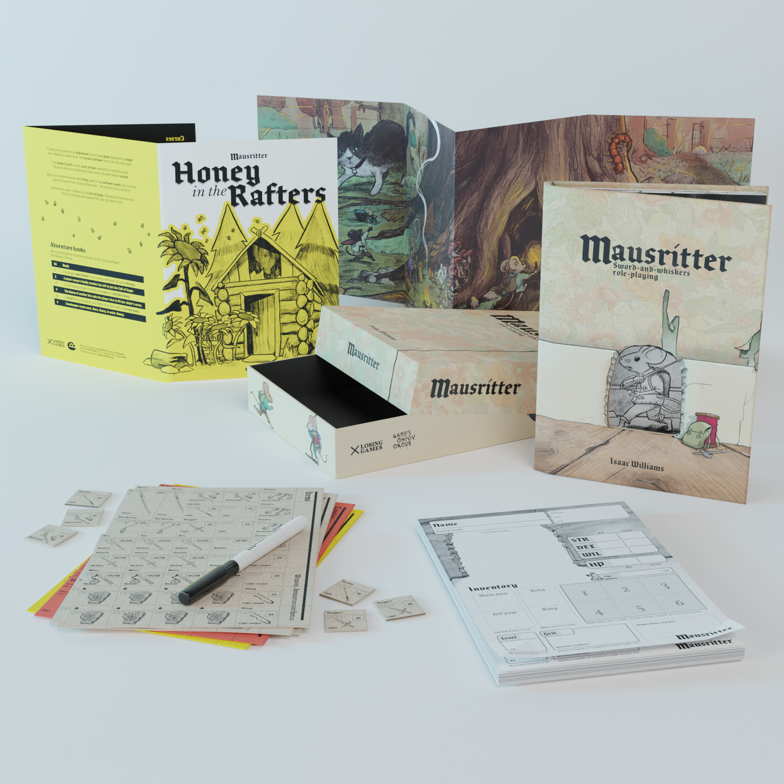 Tabletop Gaming - Mausritter Available from Games Omnivorous